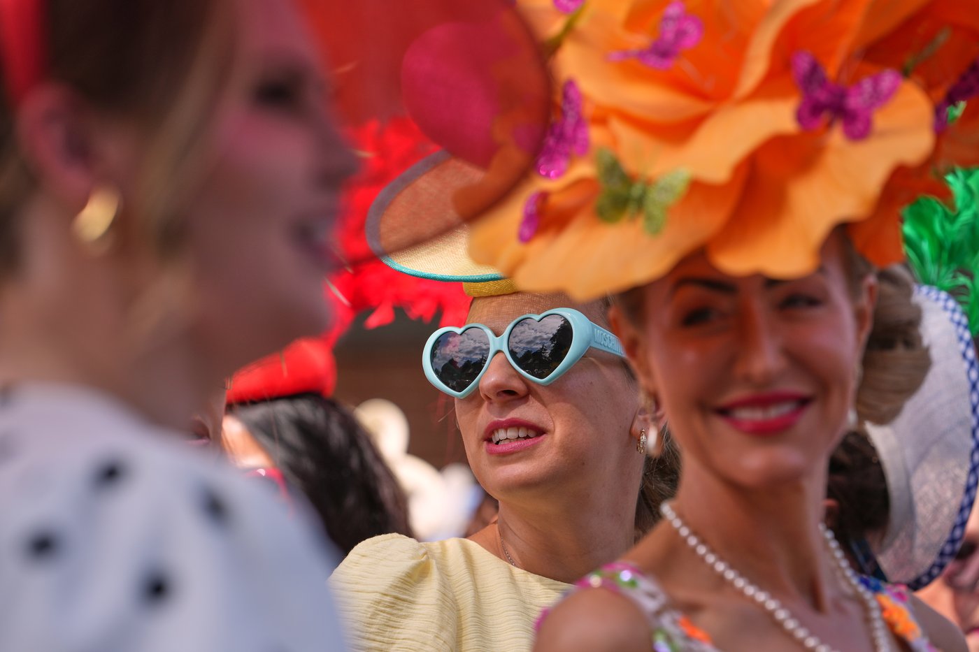 Creative and colorful hats steal the show at the Royal Ascot horse ...