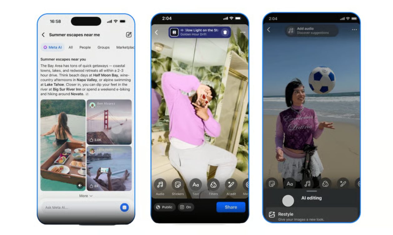 Meta's new Facebook AI mode turns your public posts into its search engine