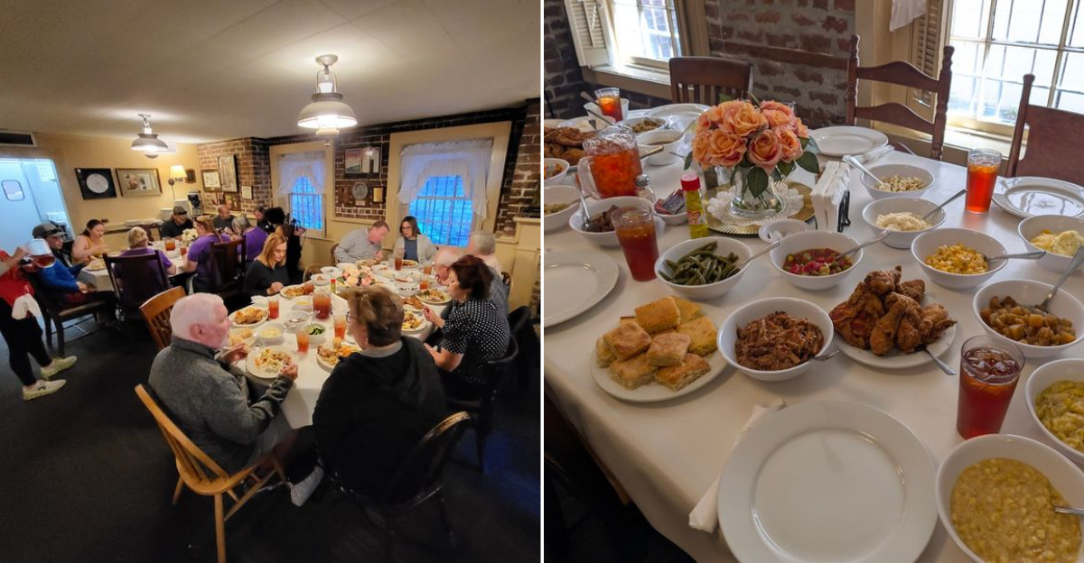 The Georgia dining room where strangers sit together and southern ...