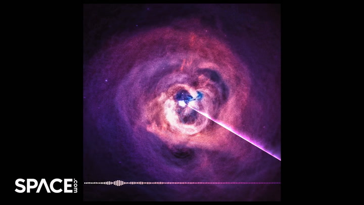 Black hole sounds - Chandra X-ray Observatory data sonified