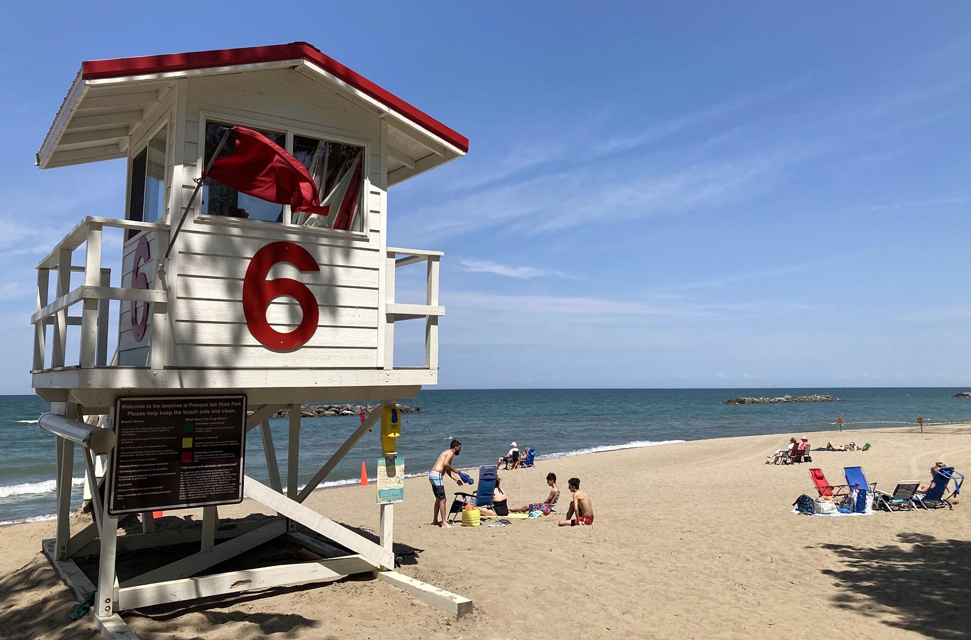 High E coli levels force Presque Isle to issue 2026's 1st swimming ban