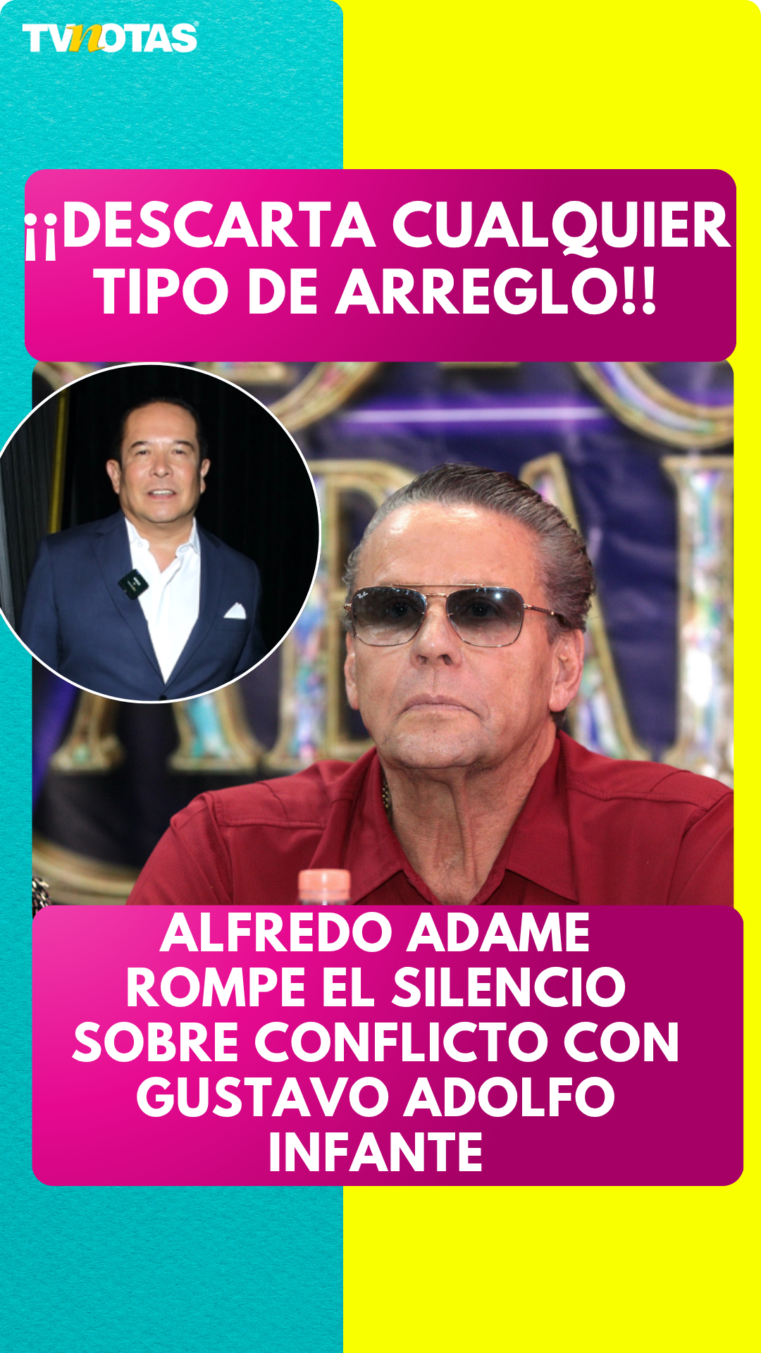 Alfredo Adame rompe el silencio tras conflicto con Gustavo Adolfo Infante