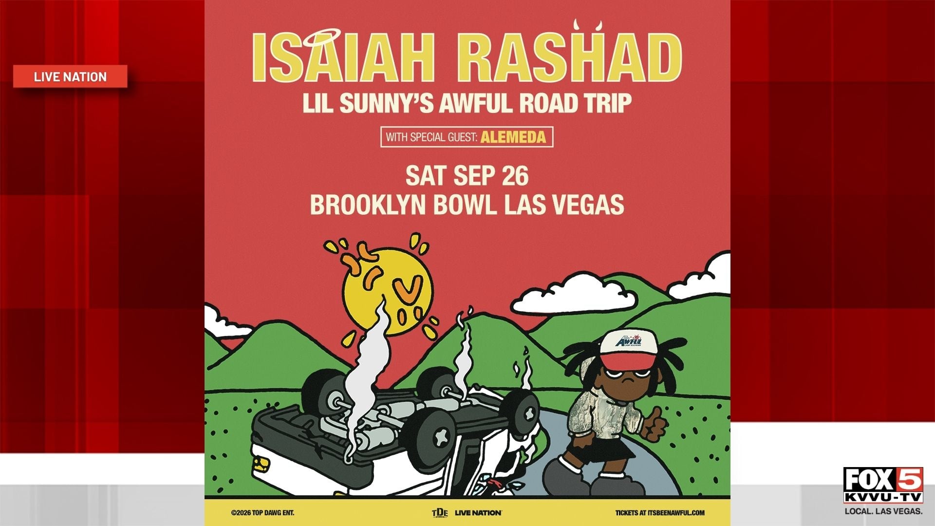 Isaiah Rashad bringing North American tour to Brooklyn Bowl Las Vegas