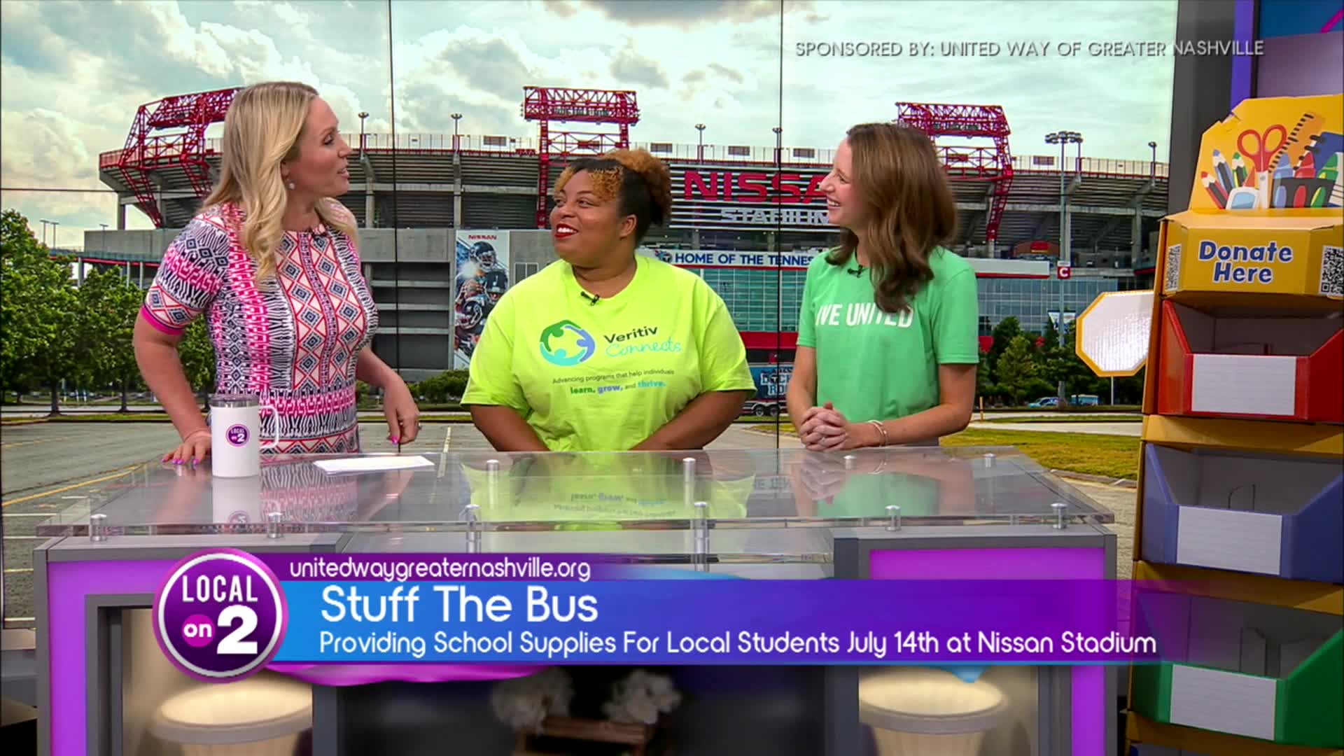 United Way of Greater Nashville: Stuff the bus