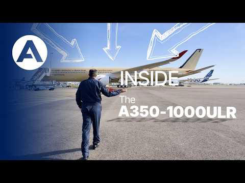 Airbus shows off what's inside its A350-1000ULR plane which is the ...