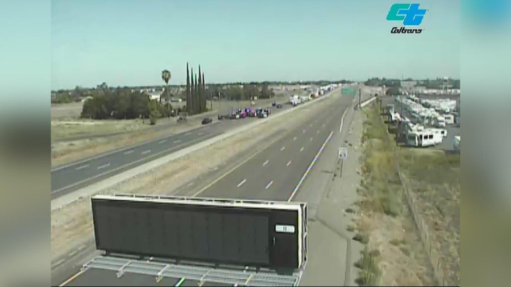 Stretch of I-5 near Stockton shut down by police activity