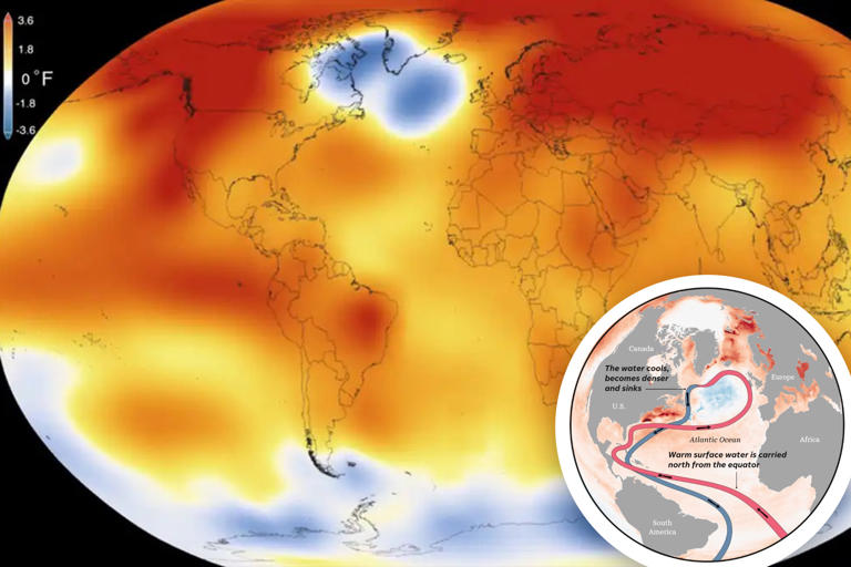 Mysterious 'cold blob' in Atlantic is a sign of weakening ocean ...