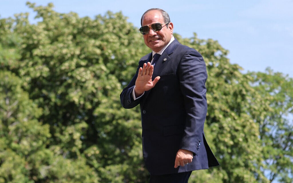 At G7, Egypt’s Sissi urges Israel to abandon plans to expand control of ...