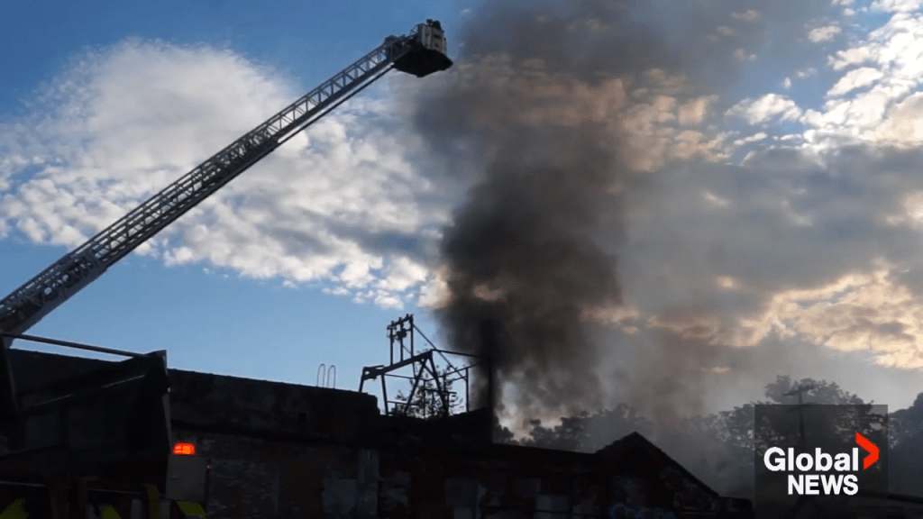 Another large fire breaks out at former file factory in Port Hope, Ont.