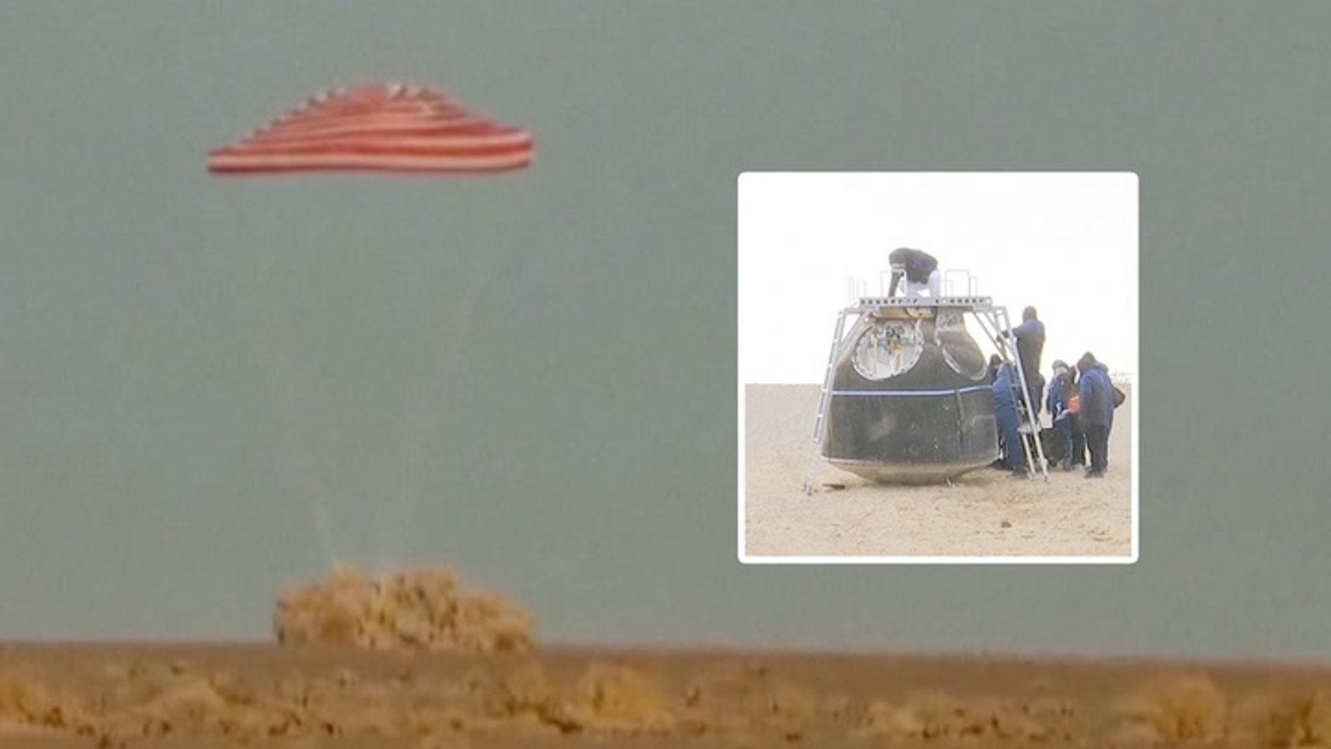 China's damaged Shenzhou-20 spacecraft safely returns to Earth