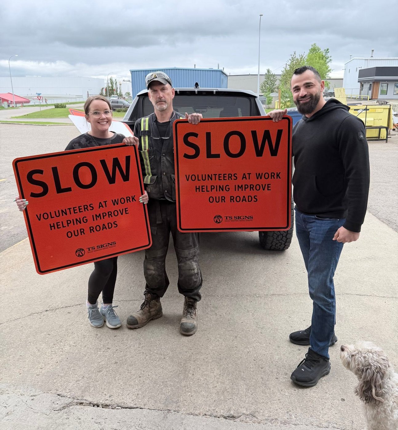 Pothole protest: Frustrated Albertans fill road ruts in act of civil ...