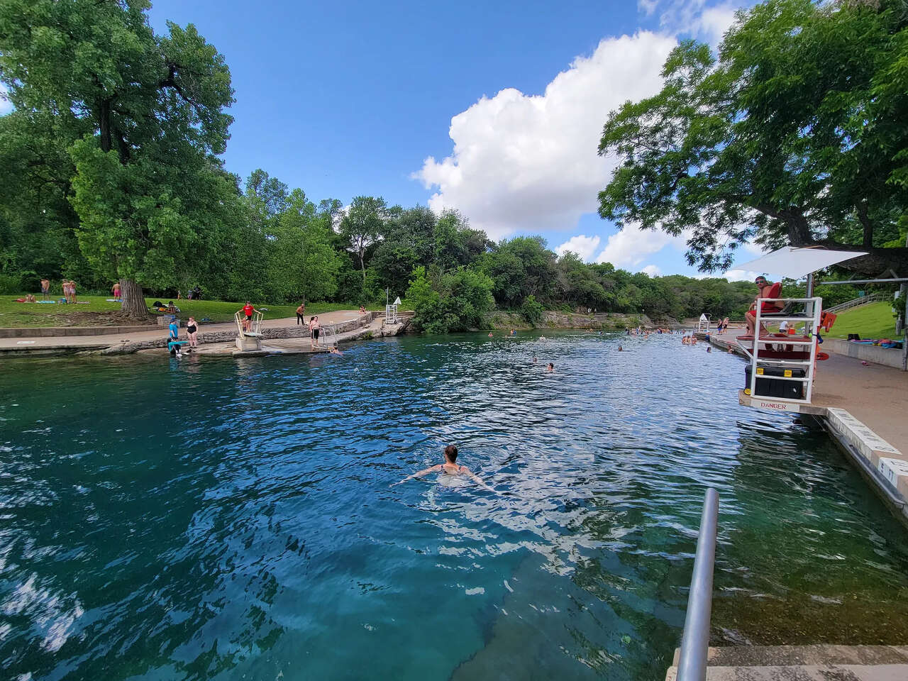 Historic Texas pool reopens after Austin flooding closure, heavy rains