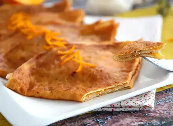 Crepes Suzette, crepes de naranja