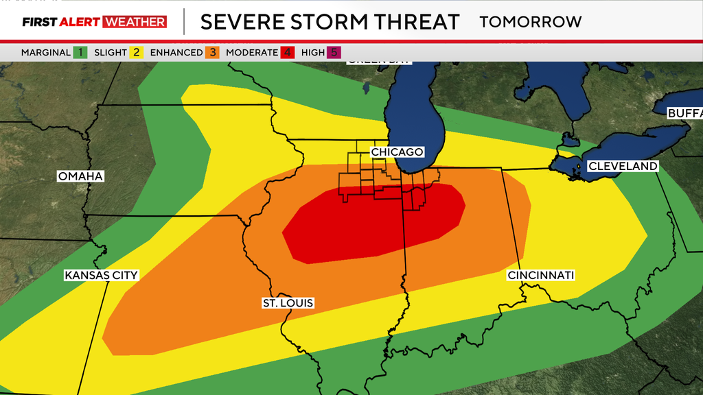 Tornado outbreak possible again in Chicago area Wednesday; flash ...