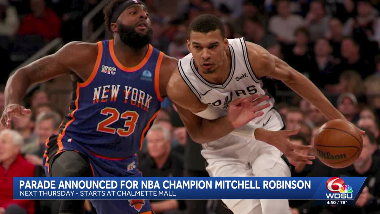 Parade announced for Chalmette native and NBA champion Mitchell Robinson