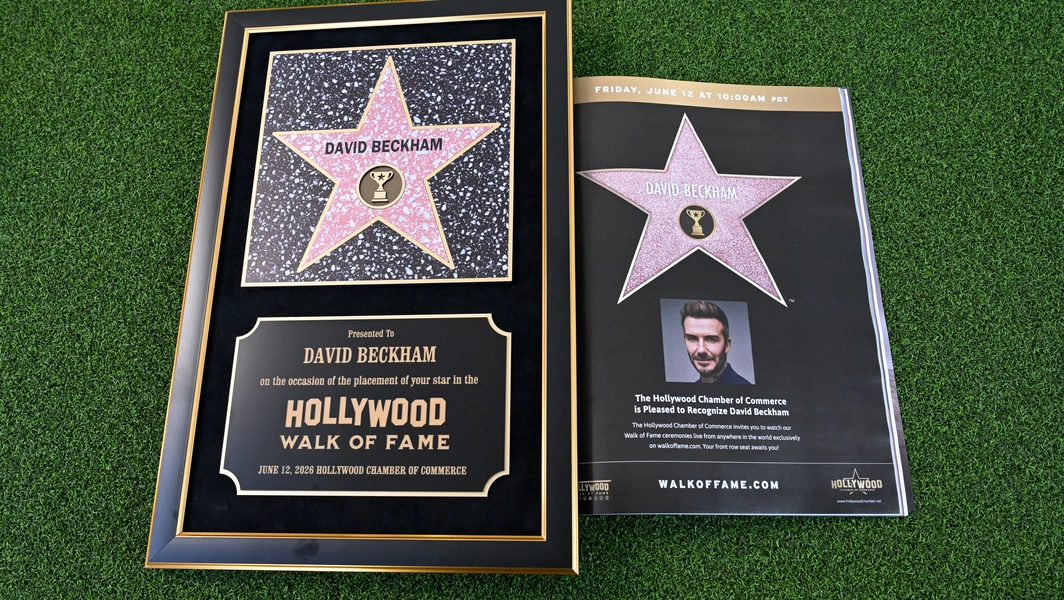 David Beckham honored with Hollywood Walk of Fame star