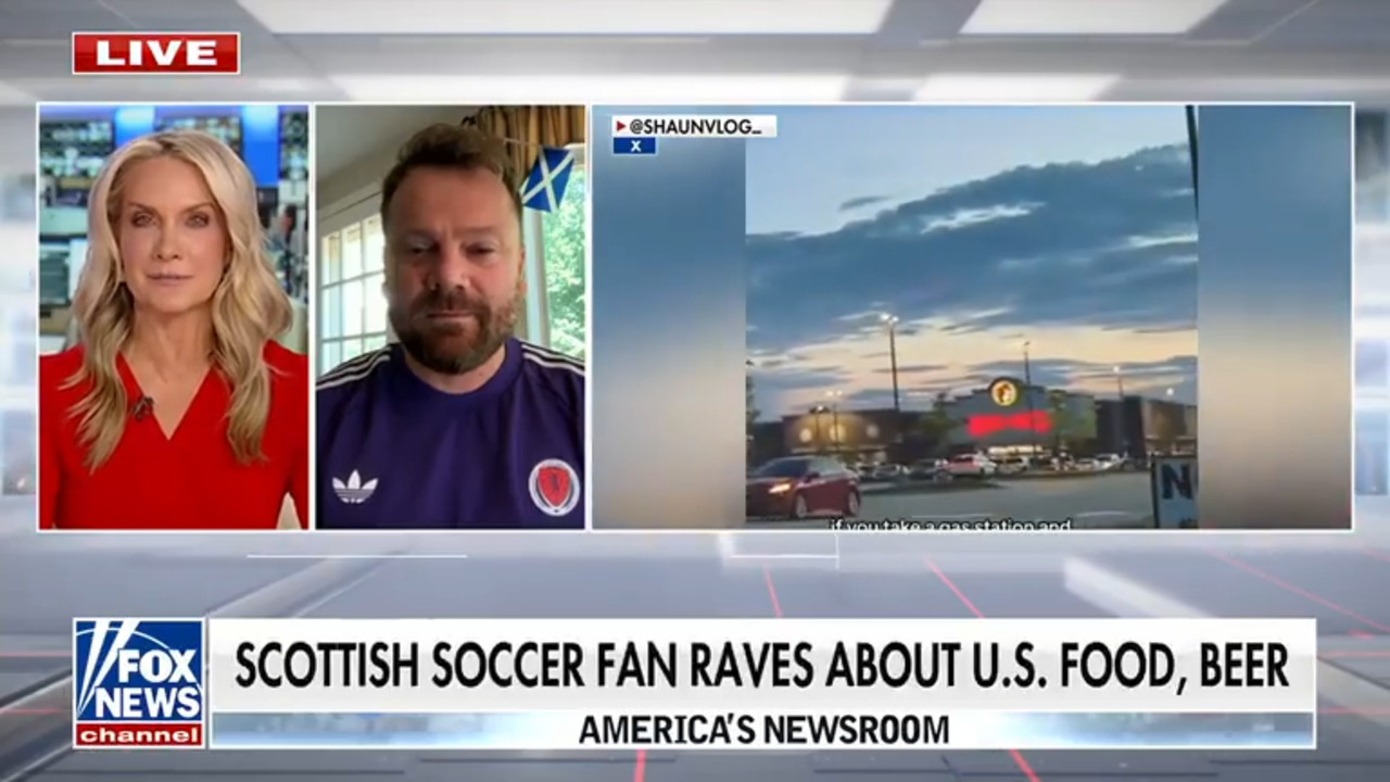 Scottish World Cup tourist praises American hospitality and food