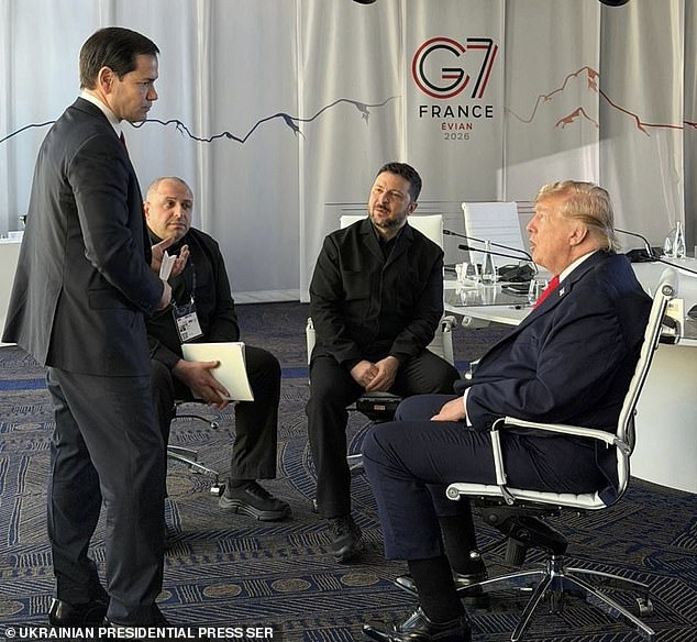 Macron and Zelensky caught in hot mic moment discussing how to deal ...