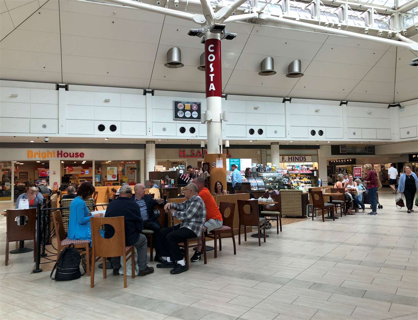 Costa Coffee to close branch inside Ashford’s County Square shopping centre