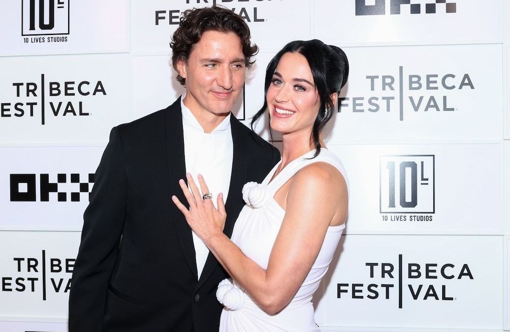 Baisers, tendres sourires... Katy Perry et Justin Trudeau, plus ...