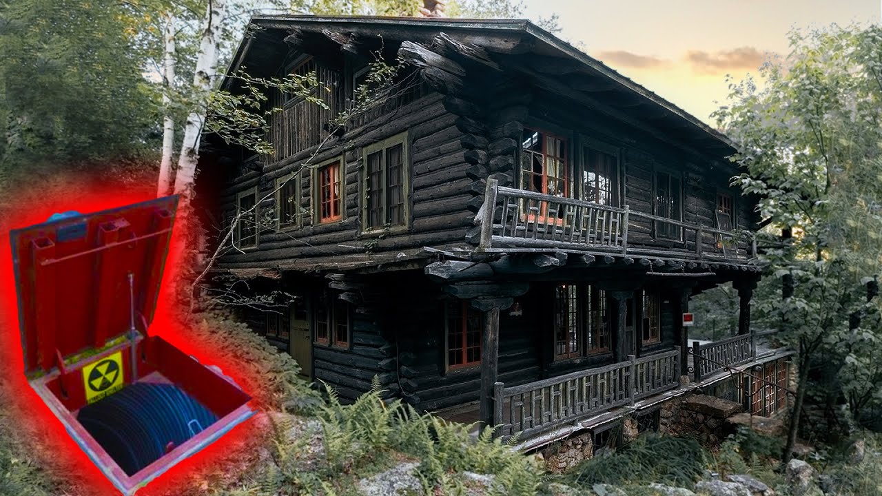 Abandoned Nazi spy home with deep underground bunker secret hideout