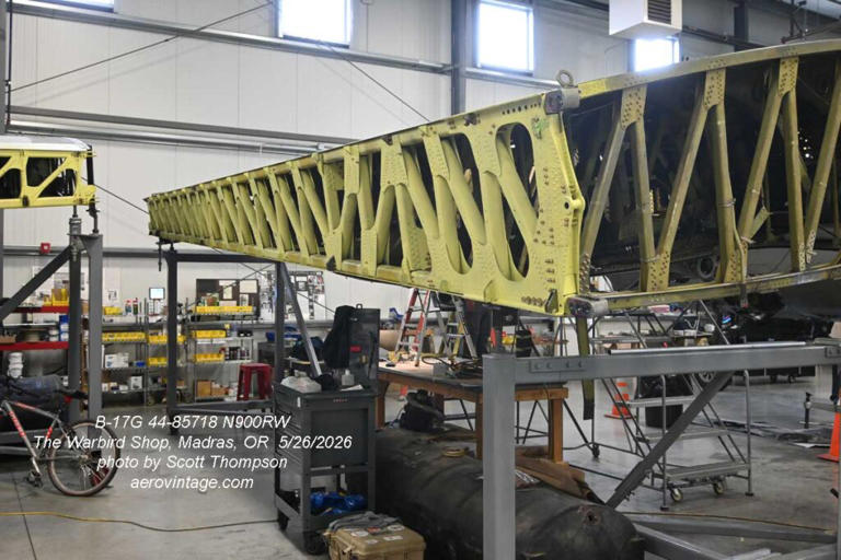 Scott Thompson's B-17 updates from the Warbird Shop