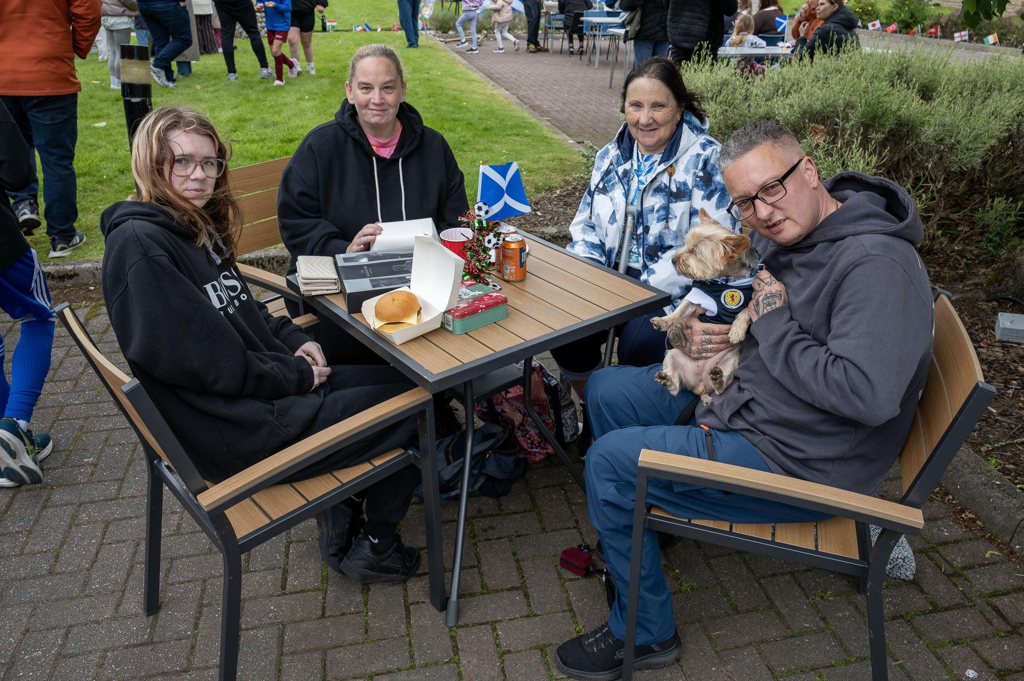 In pictures: Airth care home hosts World Cup street party