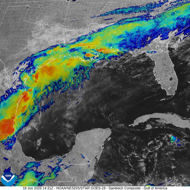 Is a tropical storm coming to Alabama? Heavy rain brings flood threat