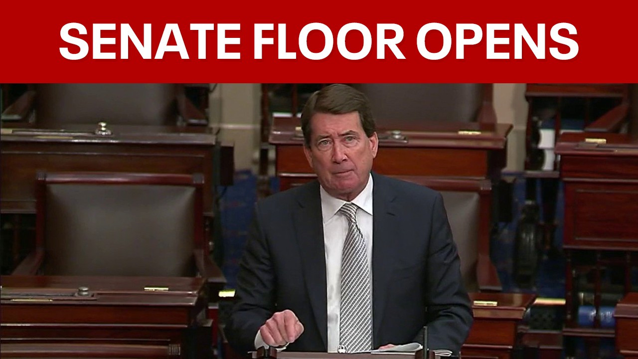 Senate floor open