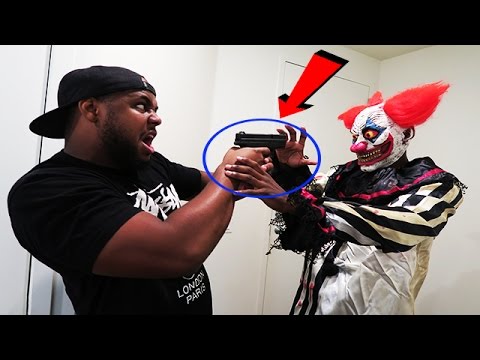 Witness the terror of this extreme killer clown prank gone wrong