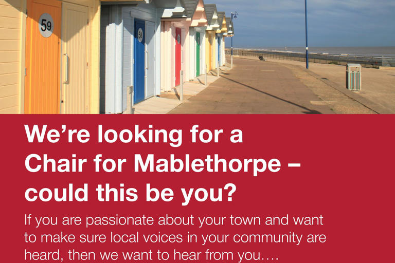 Search begins for leader of new Pride in Place board for Mablethorpe