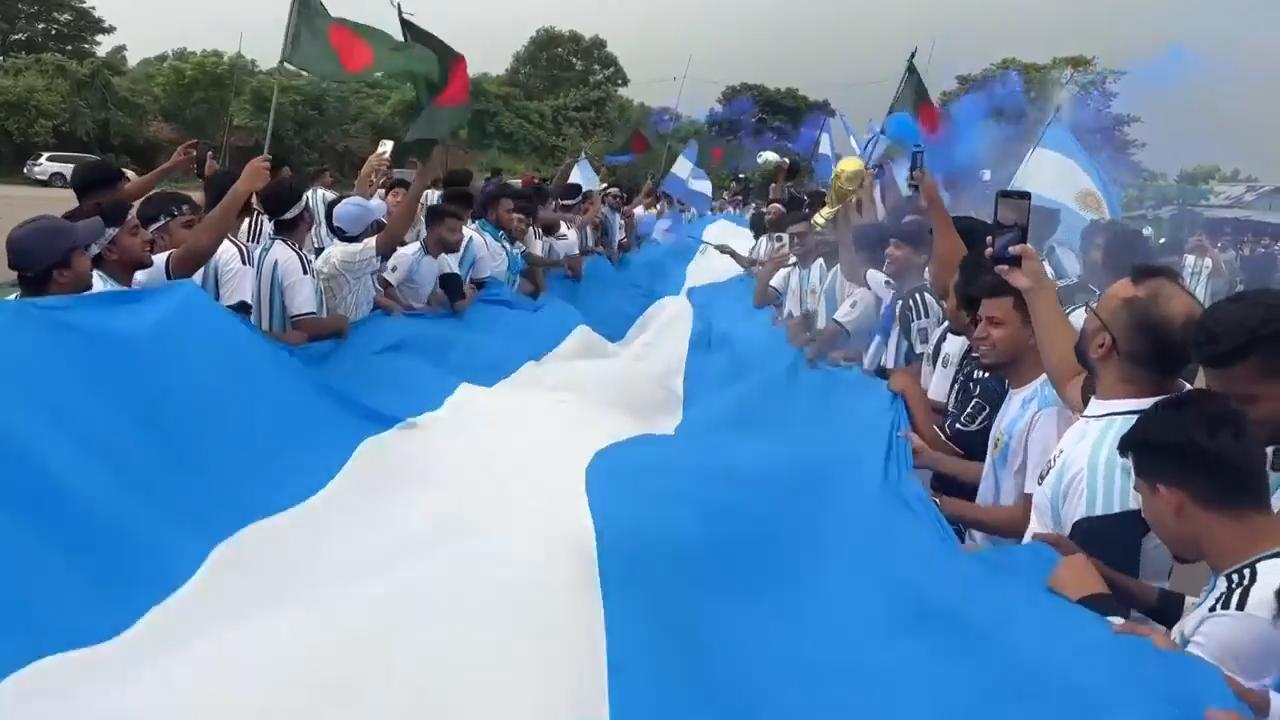 Excitement builds in Dhaka as Bangladeshi fans of Argentina look ...