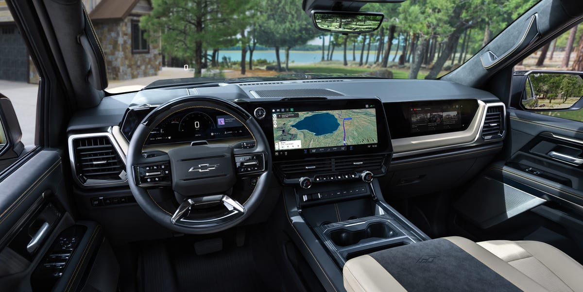 Here's your first look at the next-gen 2027 Chevy Silverado's screen ...