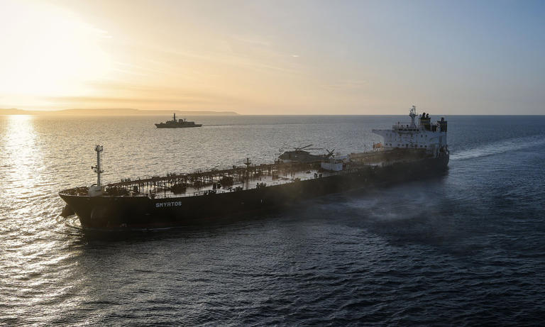 Captain of Russian shadow fleet ship intercepted by British troops ...