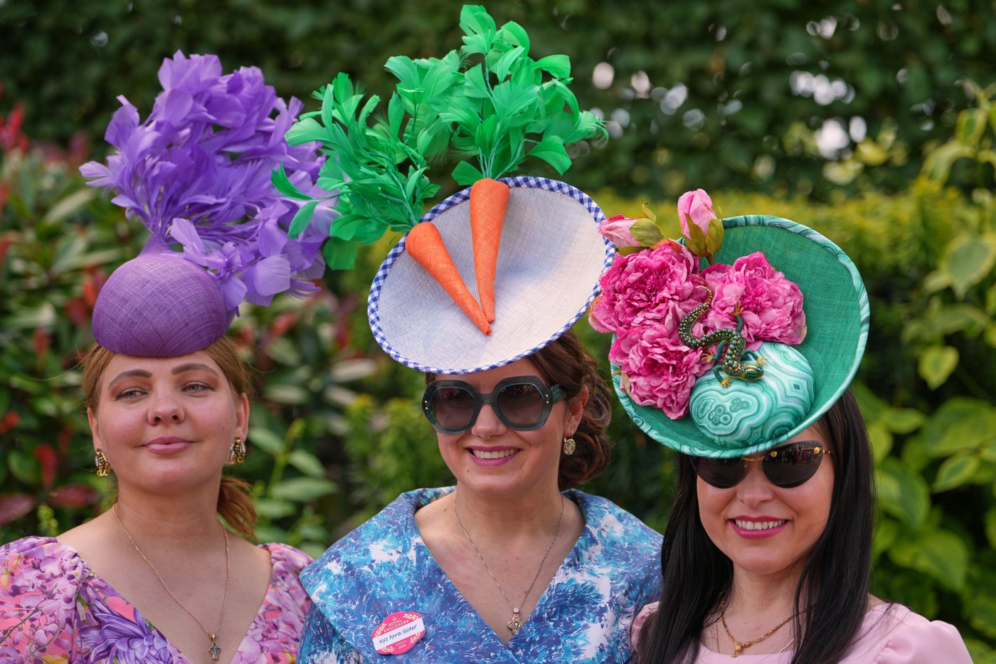 Creative and colorful hats steal the show at the Royal Ascot horse ...