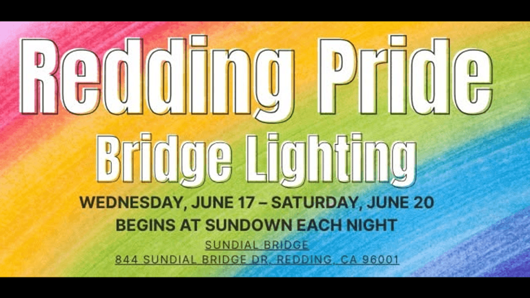 Sundial Bridge to glow in Pride colors at sundown June 17-20, welcoming ...
