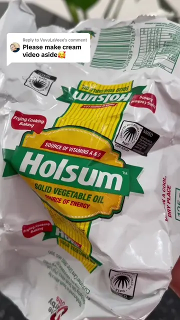 How I make smooth fluffy icing with Holsum vegetable oil