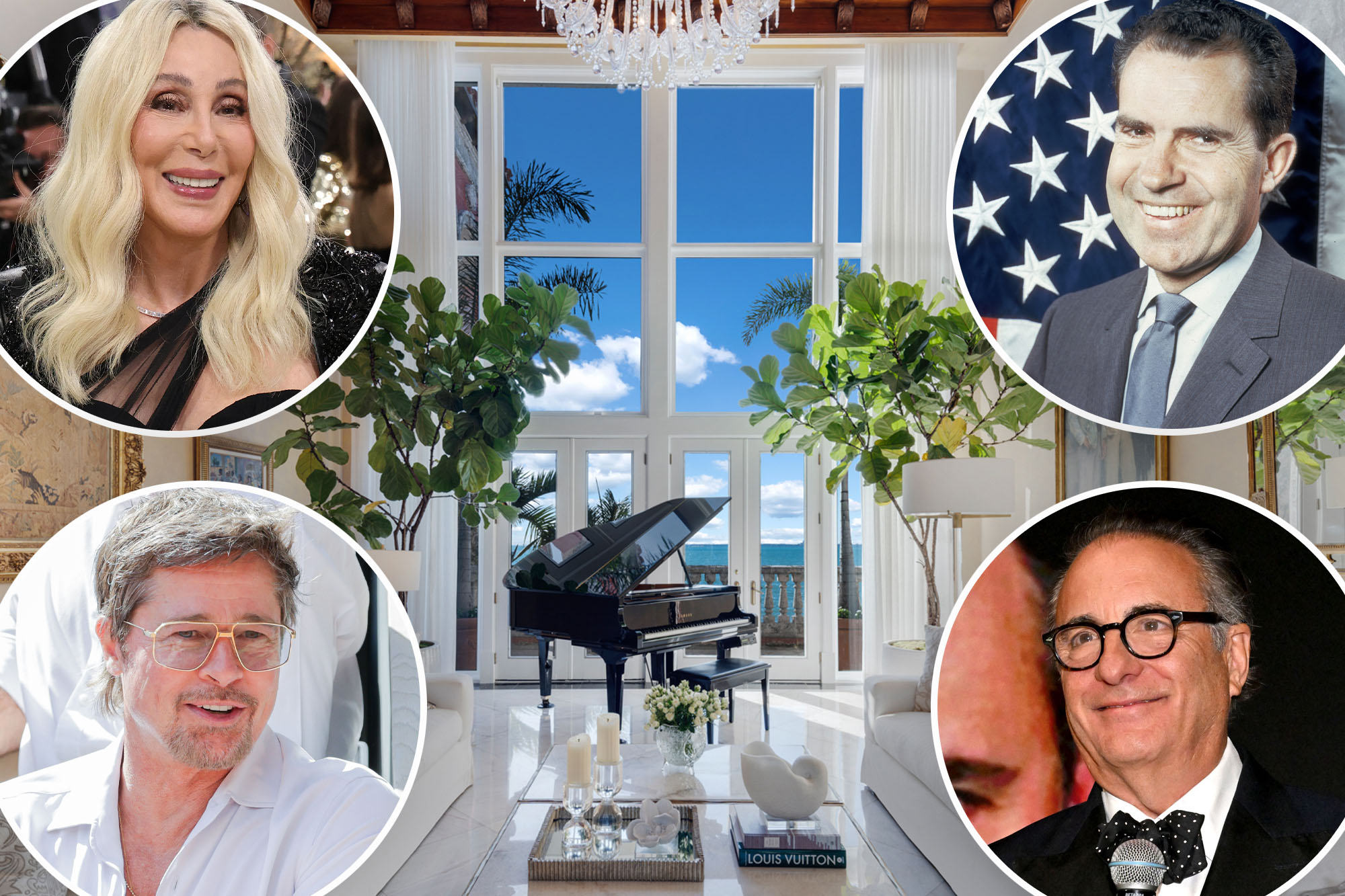 Tony Florida island with 2 neighboring mansion listings totaling $362M ...