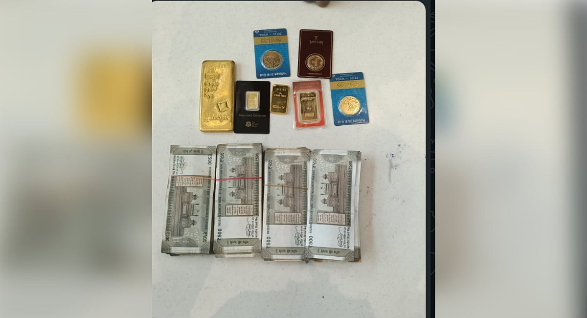 Flyer caught with 1.2 kg gold and cash at Delhi airport