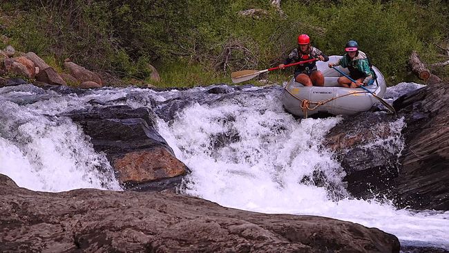 Not-so-rapids: Low water levels stump raft racers