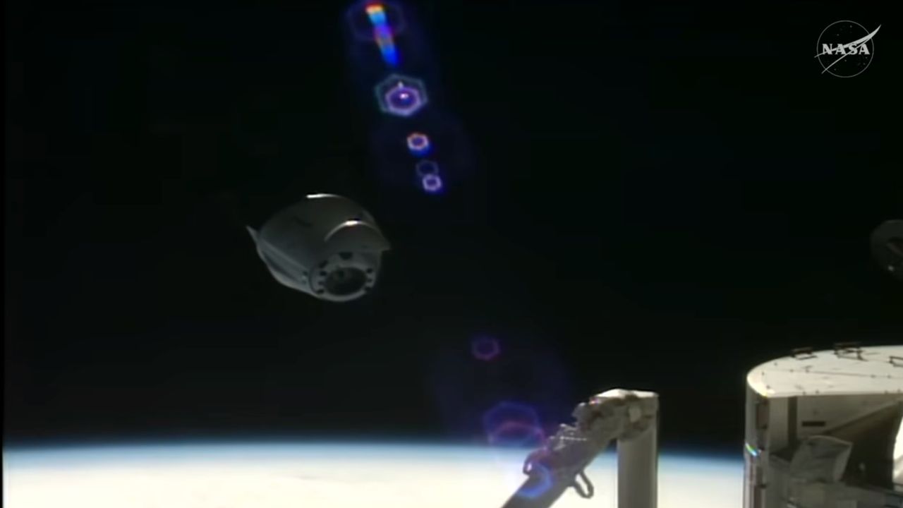 Home again! SpaceX Dragon cargo capsule splashes down off California coast