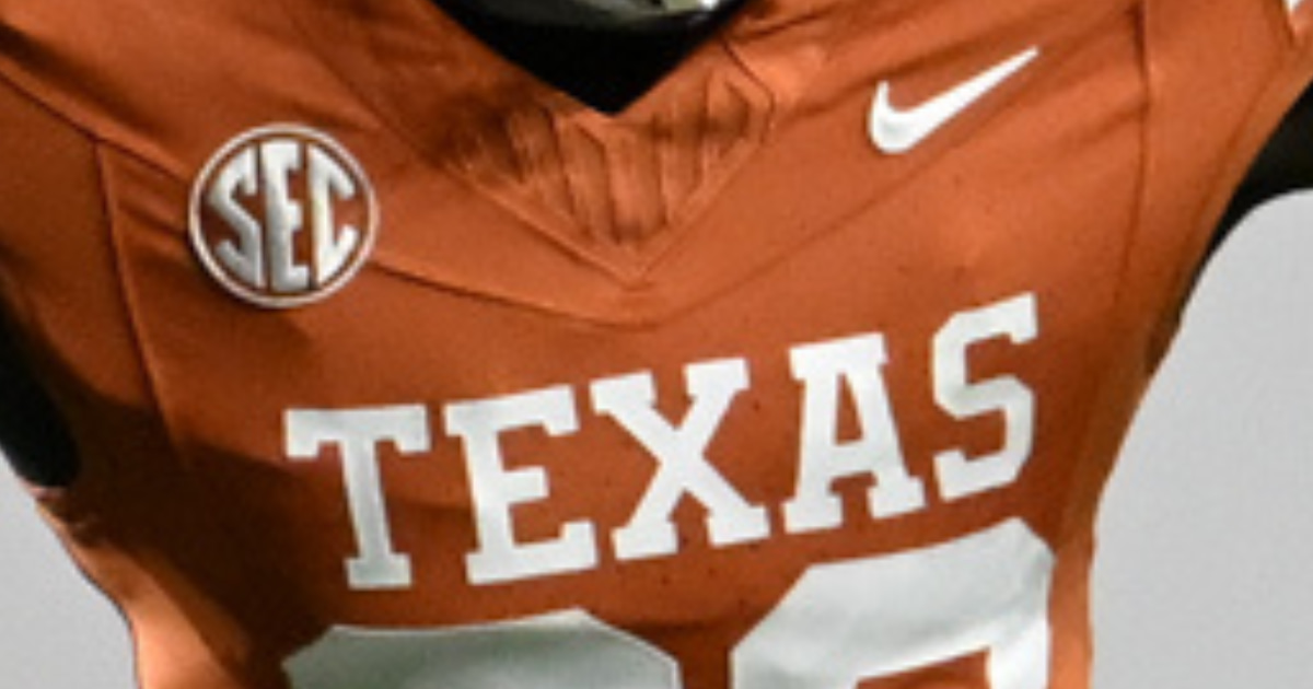There’s a small tweak to Texas’ 2026 football jerseys