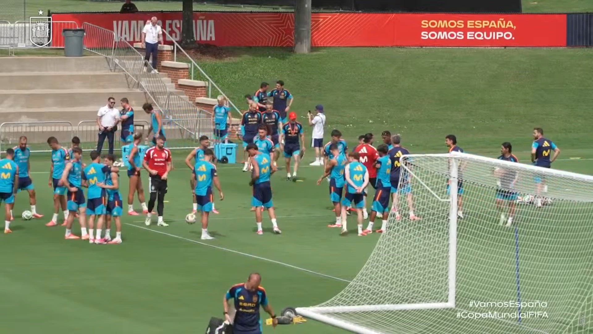 Entrenamiento de la Seleción tras el pinchazo ante Cabo Verde