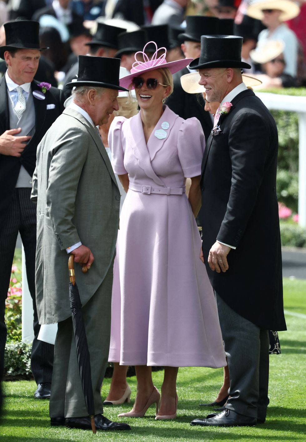 King Charles shares lovely moment with Zara Tindall at Royal Ascot