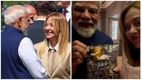 PM Modi, Meloni share laugh, discuss 'Instagram', days after viral ...