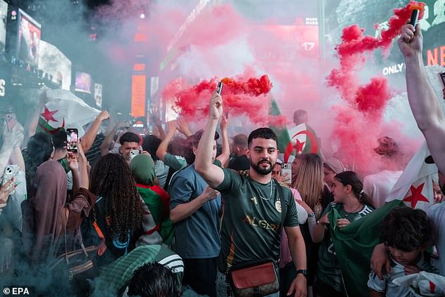 World Cup party descends into ugly brawl as Argentina and Algeria fans ...
