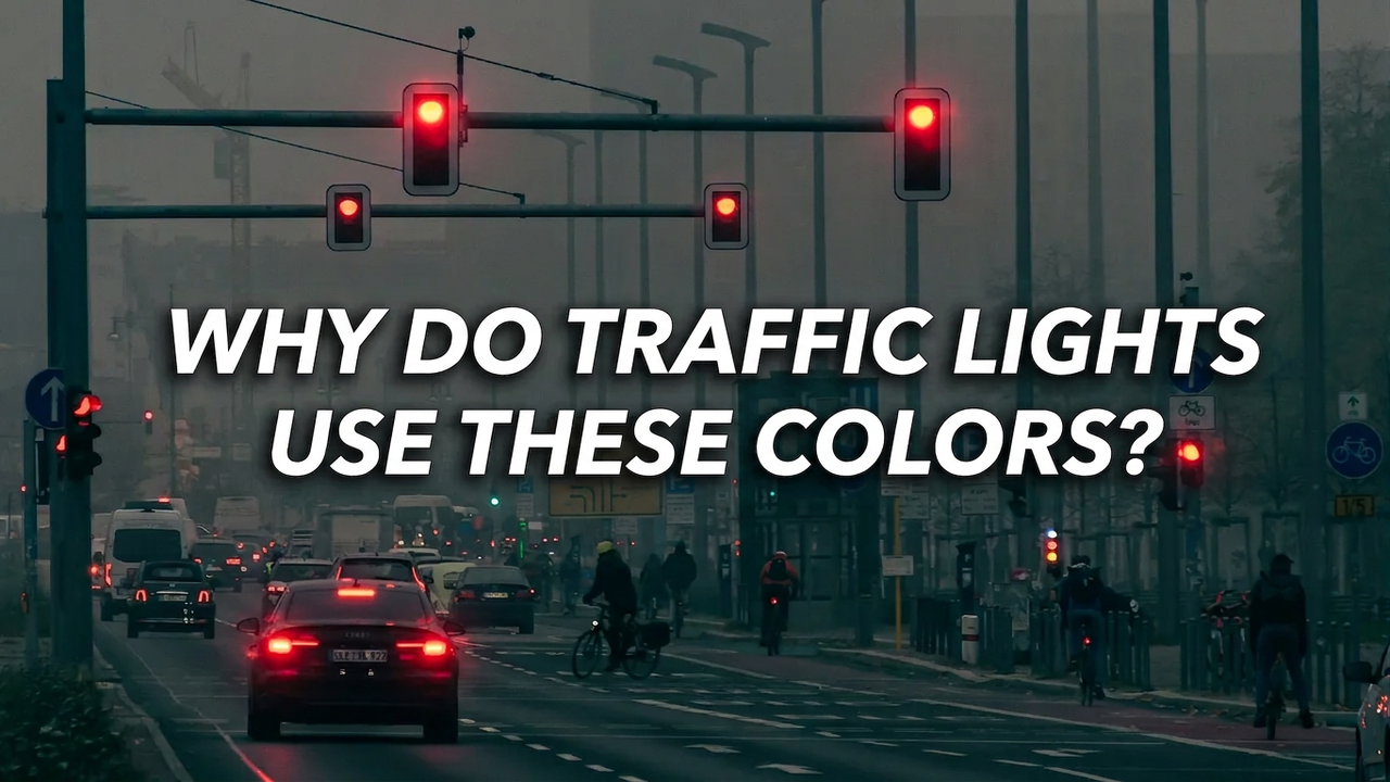 Why are traffic lights red, yellow, and green?