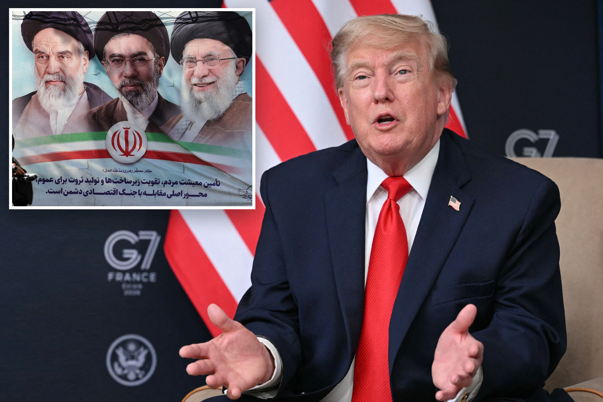 Trump says he 'never cared' about Iran regime change, claims new ...