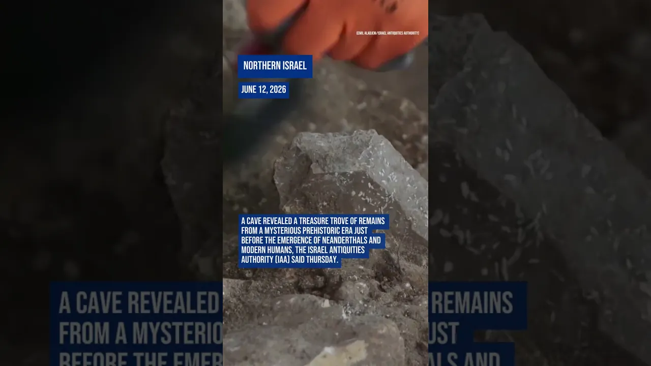 Israeli cave sealed for millennia sheds light on obscure prehistoric clan