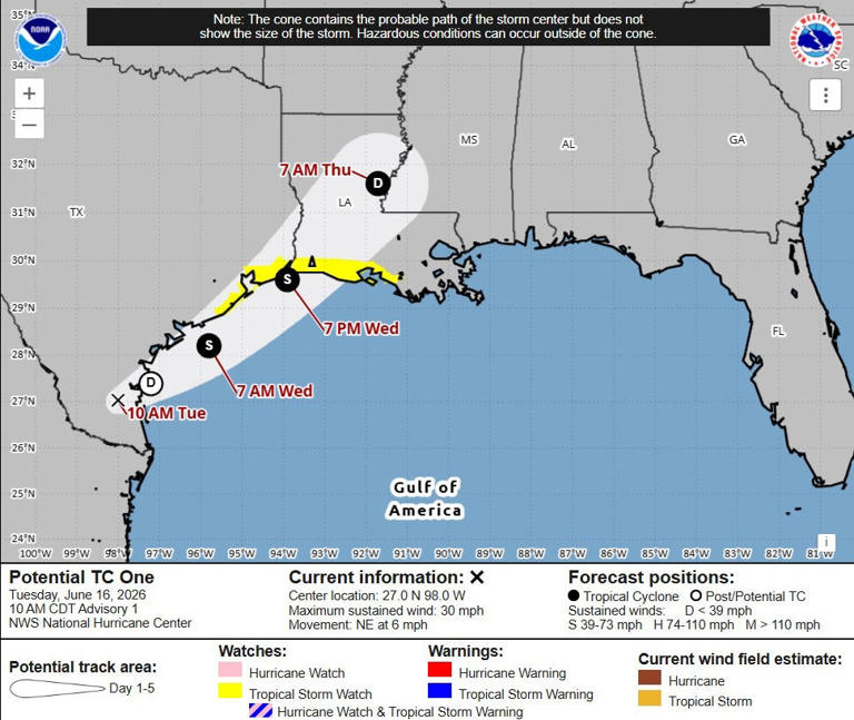 'Life threatening' floods possible with Potential Tropical Cyclone One